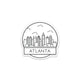 The Atlanta Cityscape Sticker