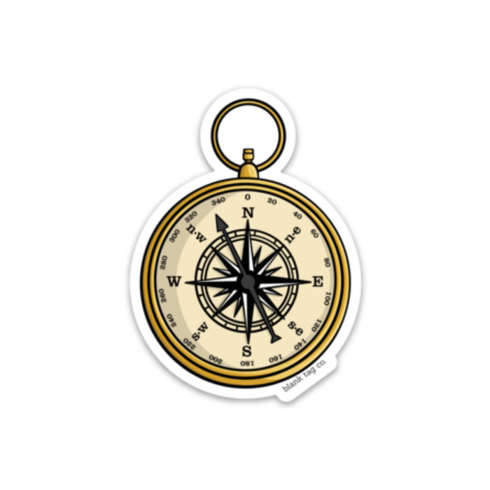 The Compass Sticker