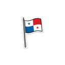 The Panama Flag Sticker