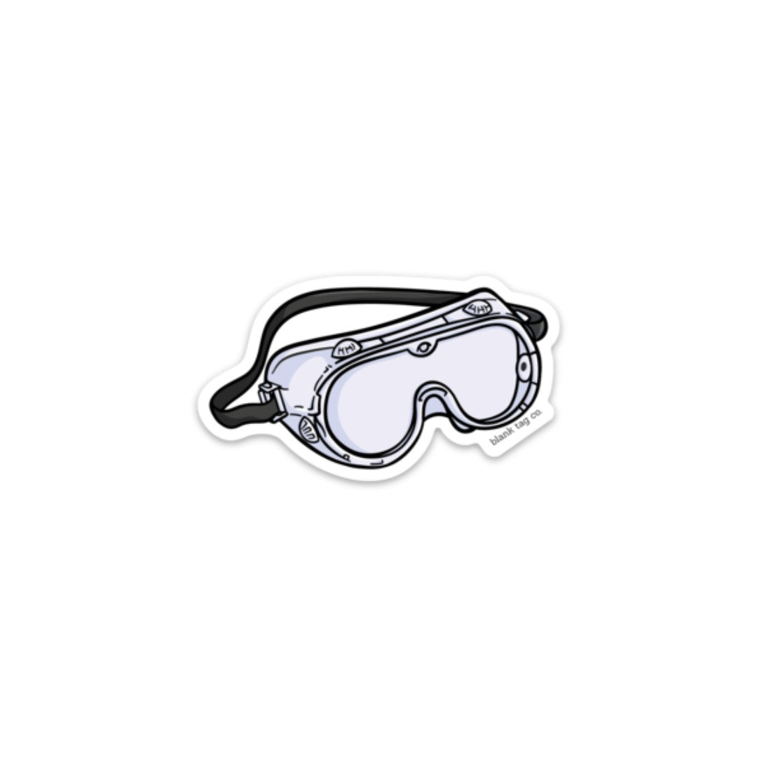 The Safety Goggles Sticker