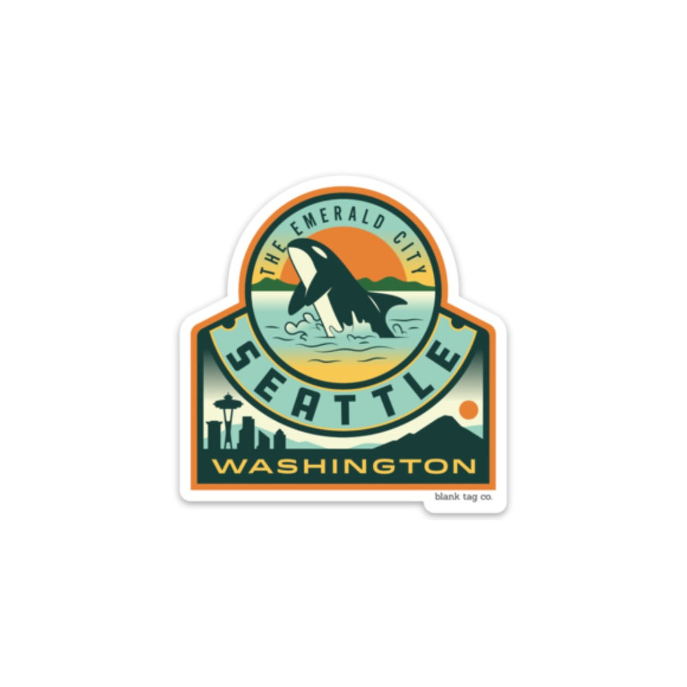 The Seattle City Badge Sticker