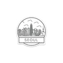 The Seoul Cityscape Sticker