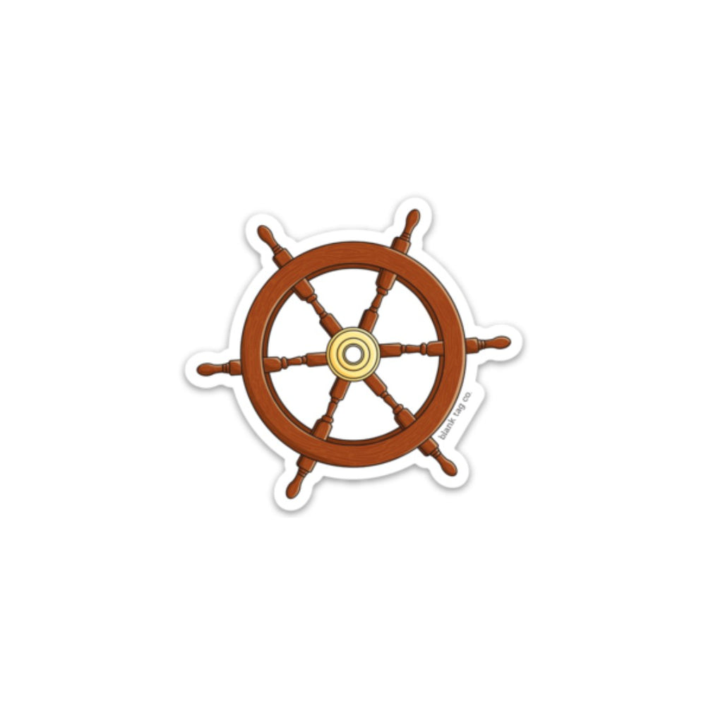 The Ship's Wheel Sticker